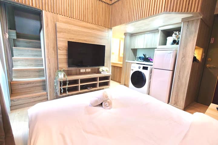 Tphs K206a/旅行loft/台北車站/西門町/捷運西門站走路8分鐘/電梯/住1-6人 - 타이베이