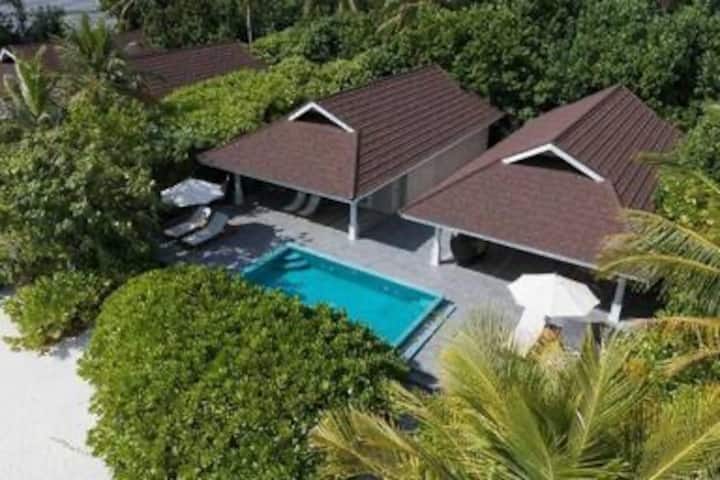 Two Bedroom Beach Villa With Private Pool - Maldives