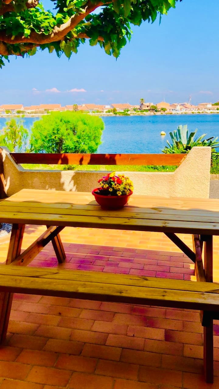 La Jolie Maison Au Bord Du Lac, à 300m De La Mer - Port-la-Nouvelle