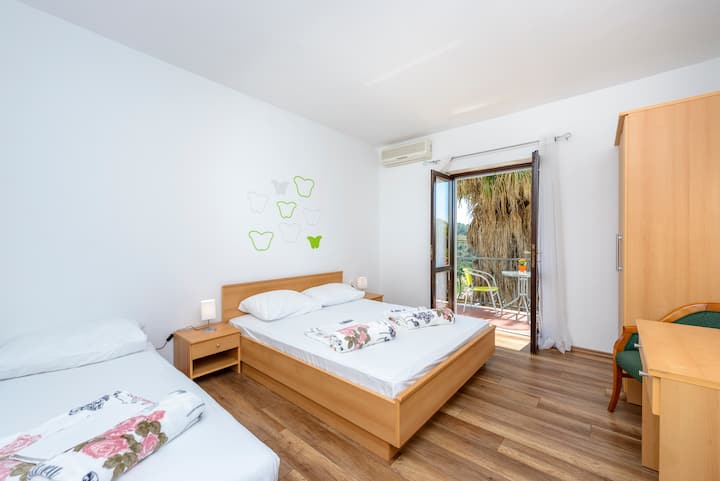 Lovely Triple Room With Balcony - Cavtat
