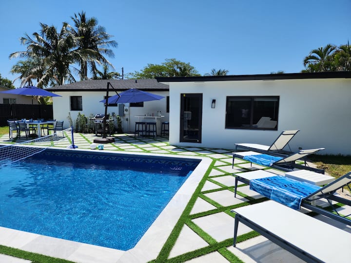 Heated Pool Bbq Grill 3 Bedroom 4 Min Beach&delray - Boynton Beach, FL