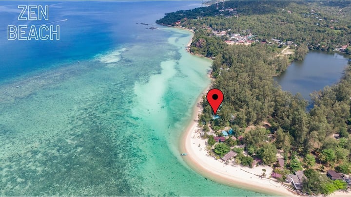 Zen Beach Oasis • Balinese Beach House • Sea View - Ko Pha Ngan