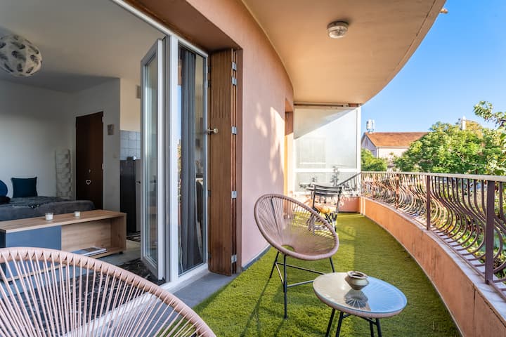 Le Kid - Studio 31m2 Clim - Terrasse 14m2 - Sanary - Sanary-sur-Mer