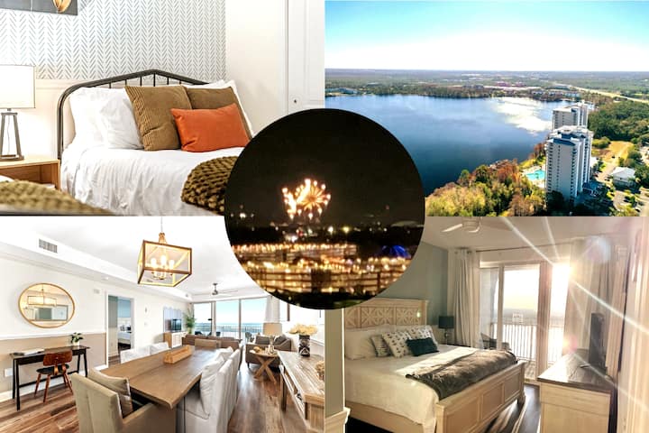 Lakefront Resort | 5 Min To Disney |Sleeps 8+views - Lake Buena Vista, FL