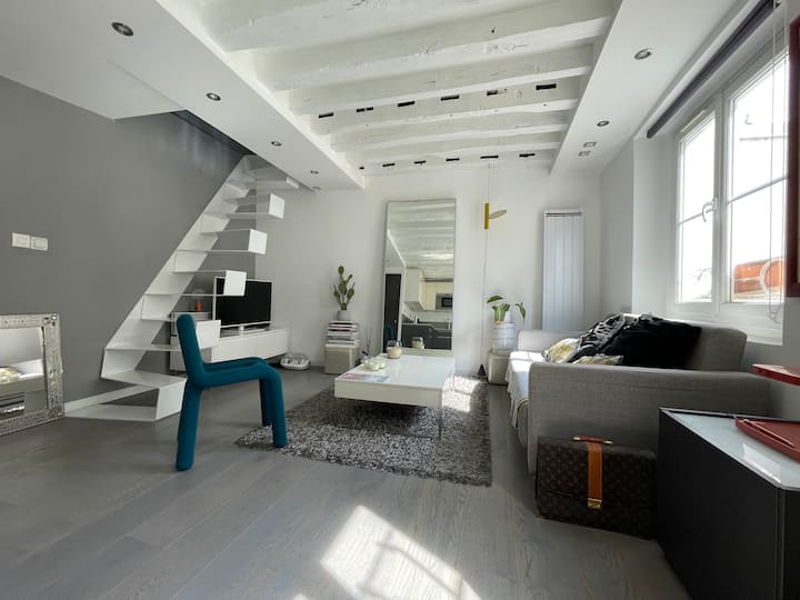 Duplex Haut Marais, Charme & Calme - Paris