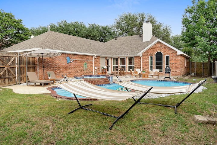 Frisco 3br Entertainment Hub | Pool + Spa + Games - Frisco, TX