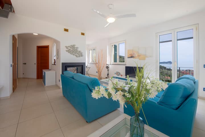 Chalet Maiso - Sea View, Garden And Private Pool - Chiavari