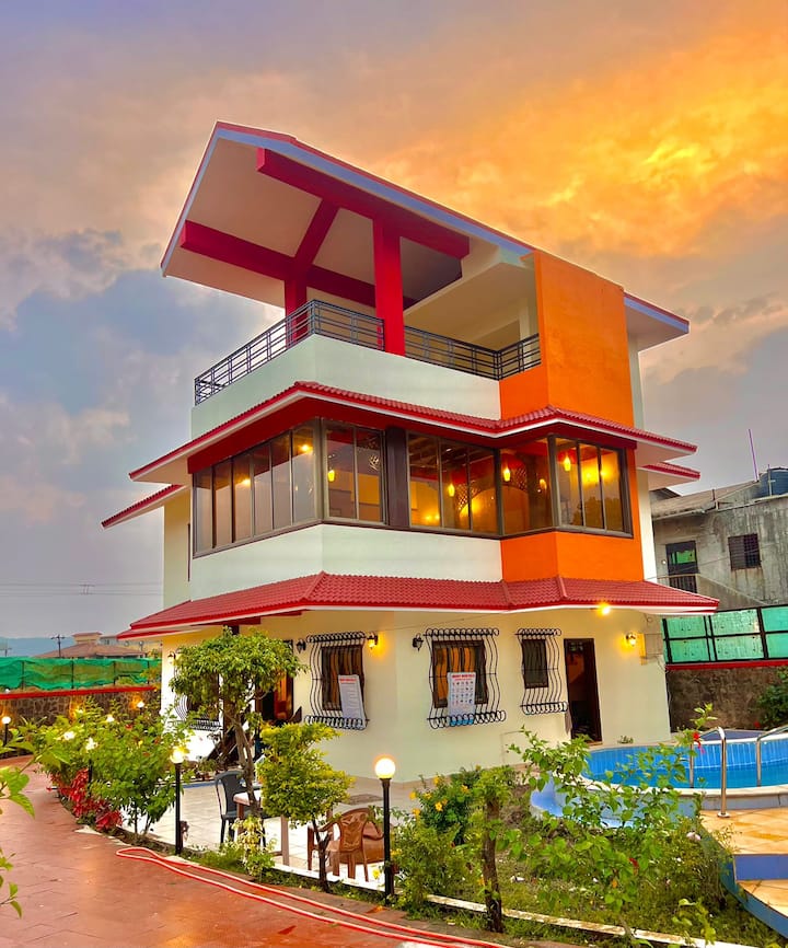 Mount View Villa- 3bhk Small Pool- The Dream Stays - Lonavla