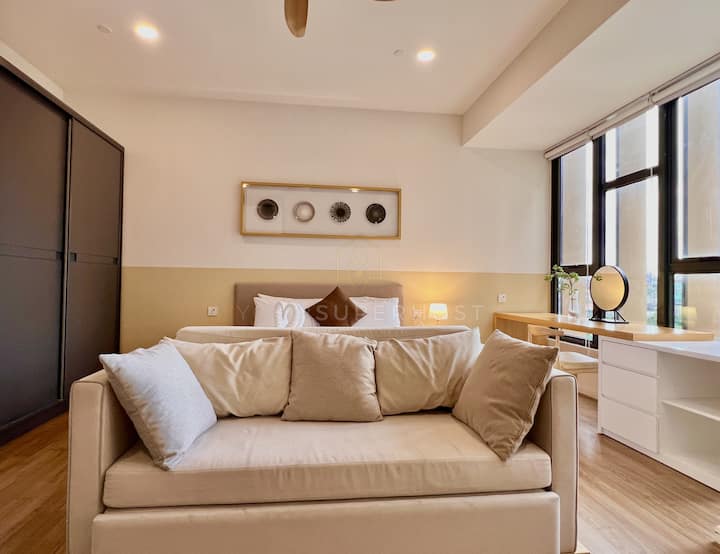 Lvl32 Nr Klcc【30night -20%】kingbed|washer |Skybar -