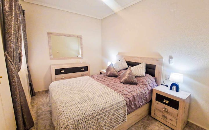 Palm Avenue Corner Aparment, Balcony | 350 M Beach - Torrevieja