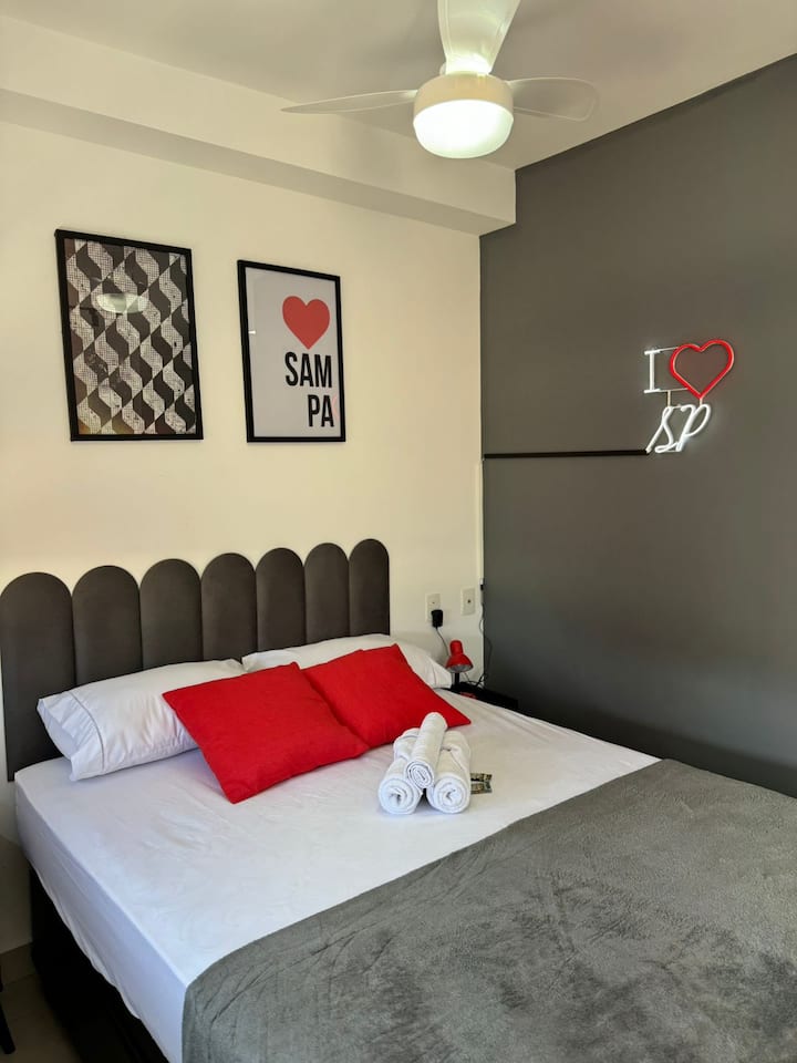 Ap I Love Sp: Novo P/ 4 Pessoas, 5 Min Da Paulista - Paraíso
