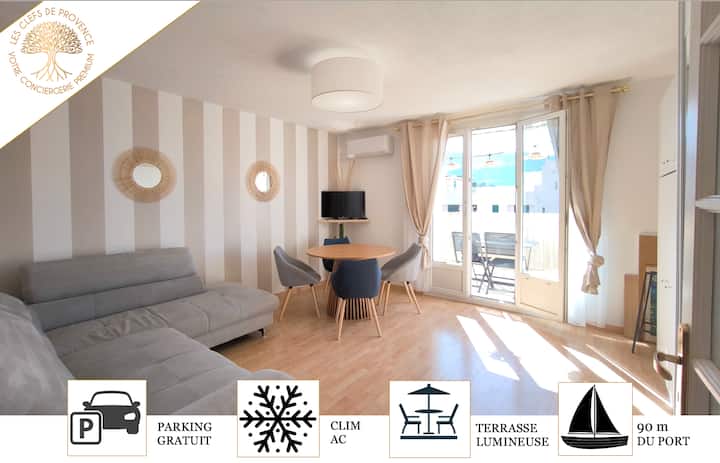 Puerto Cabana - Grand Studio + Parking Et Terrasse - Cassis