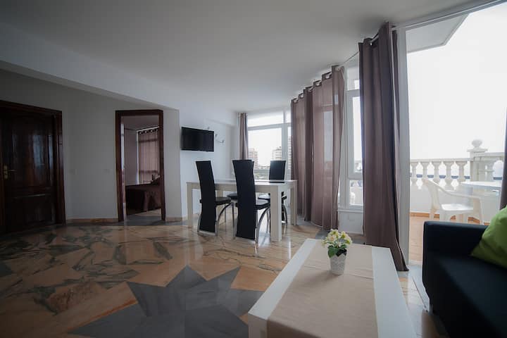 Martianez Beach Apartment 505, Sea Front&workspace - Puerto de la Cruz