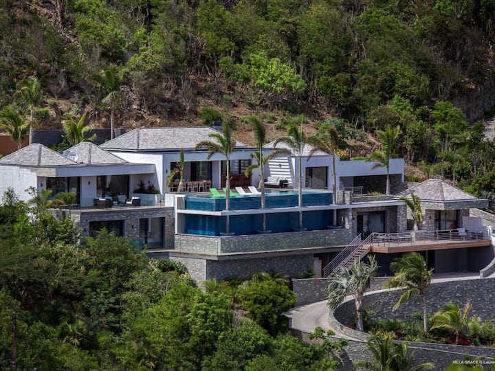 Villa Grace -Anse Des Cayes- 6ch - São Bartolomeu
