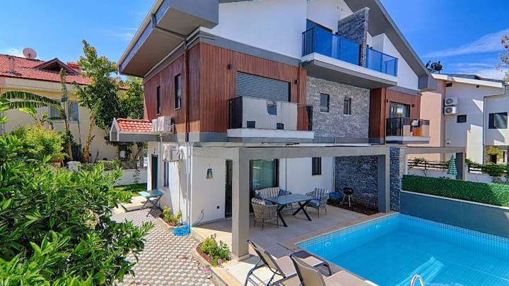 Fethiye Foça Da 3+1 ÖZel Havuzlu İKiz Villa - Fethiye