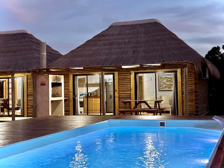 Phpunta Edd Cabuno, Pintoresca Cabaña Con Piscina - Punta del Diablo