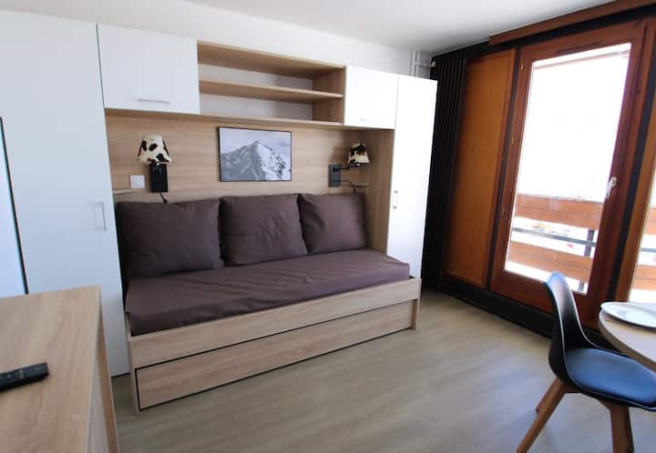 Tourotel Valthorens 2p Sud Balcon Court Séjour Dim - Val Thorens