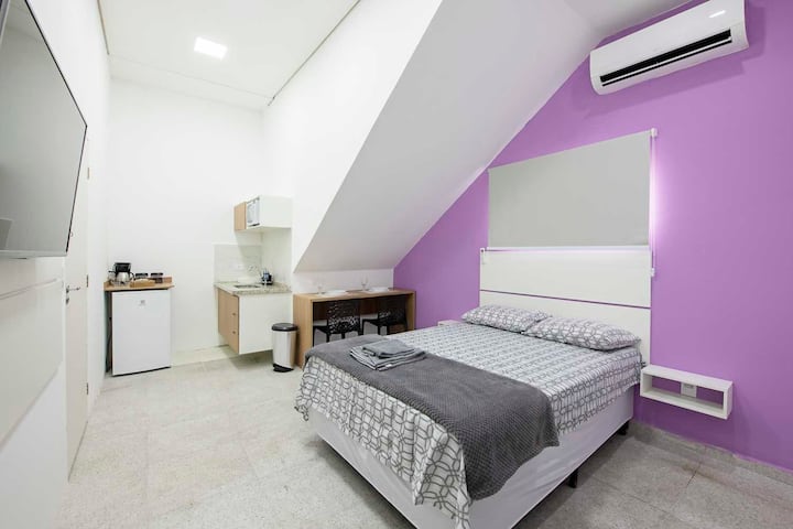 04, Loft Térreo Com Ar Condicionado Para Casal ! - Sorocaba