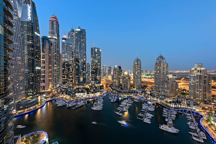Luxury 3br Marina With Pool, Gym, And Beach Access - Dubái