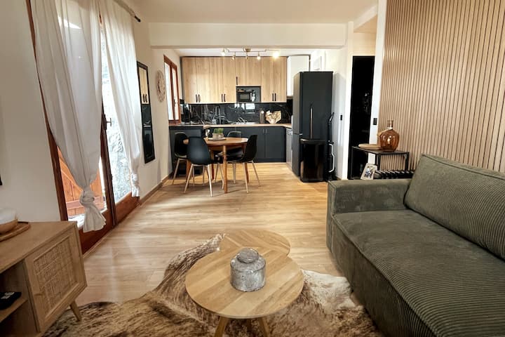 T3 52m2,à 7min  Des Pistes, Jardin,wifi, 4 Pers - Lac De Beuil