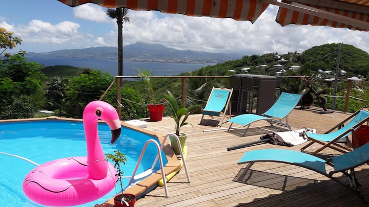 Maison 10 Pers Face à La Mer - Martinique