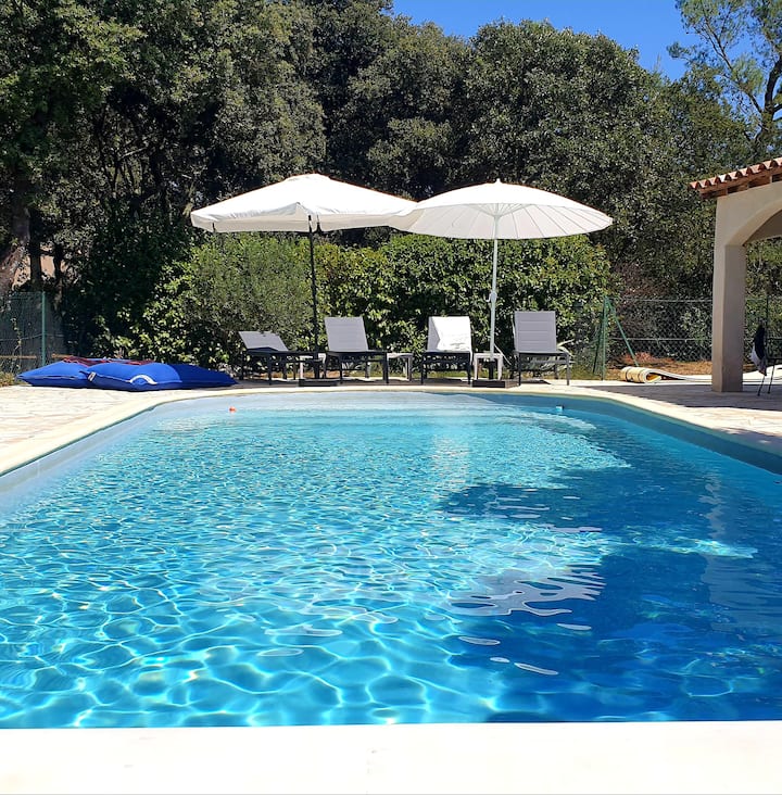 Jardin Piscine 4 Ch 10 Pers Idéal 2 Familles - Uzès