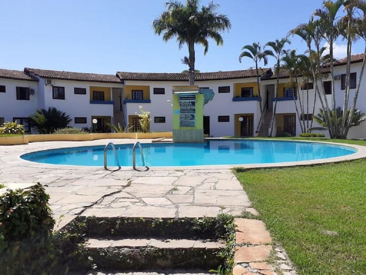 Apartamento 1 Quarto Sala Cozinha Com Piscina - Porto Seguro