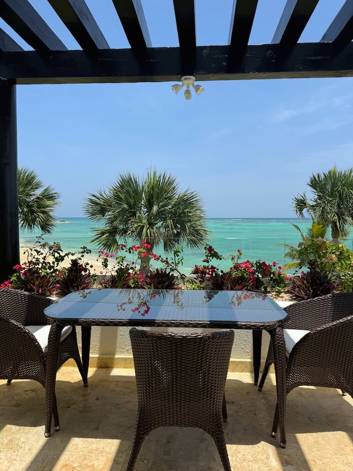 Beachfront 2br With Jacuzzi/punta Palmera - Punta Cana