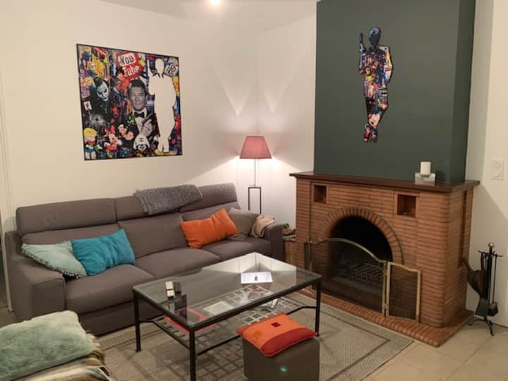 Maison Centre Ville Au Calme, Jardin Et Barbecue - La Teste-de-Buch