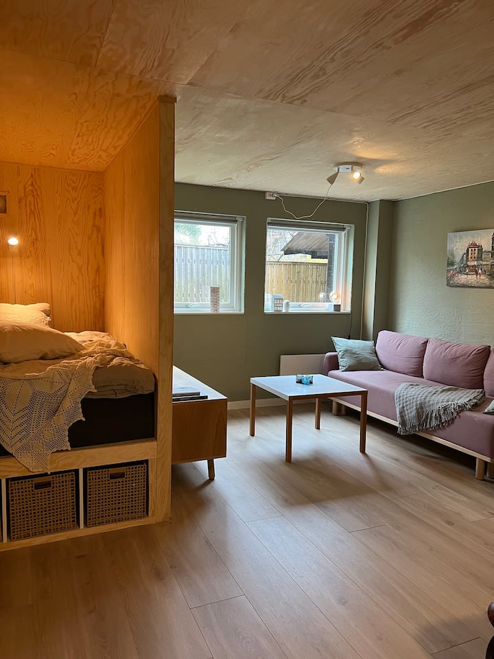 Studio Apartment, Private Parking Near City Center - 오슬로