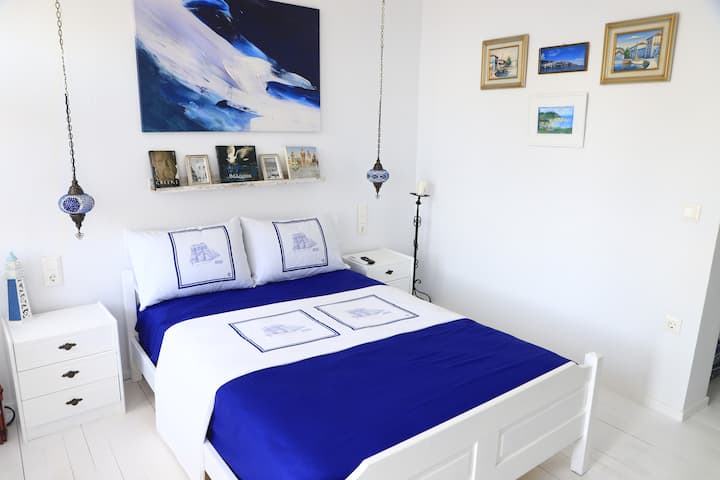 Blue, Παραδοσιακό Νησιώτικο Σπίτι στο Παλιό Κλήμα - Скопелос