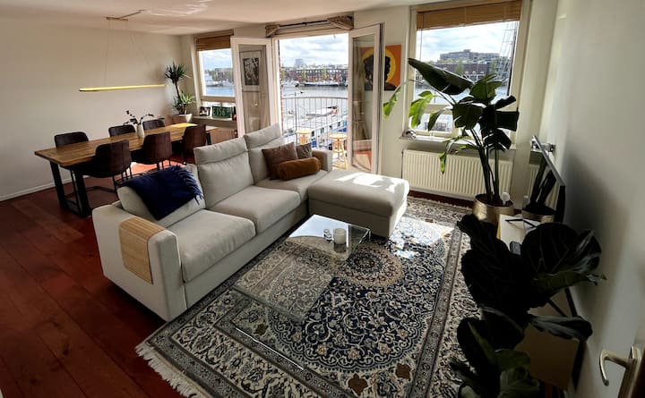 Sunny 2-bdr With Waterside View - Ámsterdam