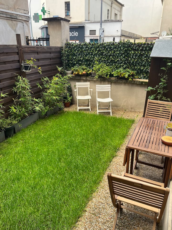 Charmant T2 De 38m2 Avec Jardin, Idéalement Situé - Asnières-sur-Seine