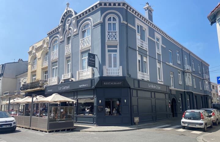 Hôtel Villa Des 2 Caps - Chambre Confort Bain - Wimereux
