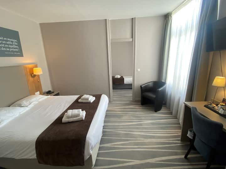 Hôtel Villa Des 2 Caps - Chambre Supérieure Triple - Ambleteuse
