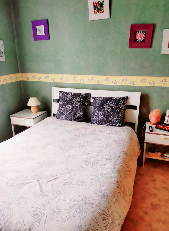 Chambre Verte, Petit-déjeuner. - Saint-Étienne