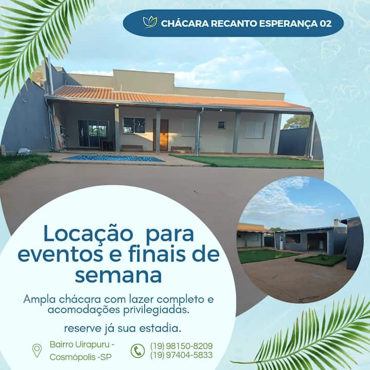 Chácara Recanto Esperança 02 - Cosmópolis - Holambra