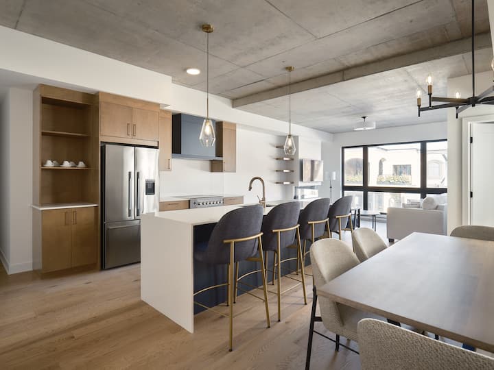 ÉLégant Condo 1 Chambre + Bureau - Magog