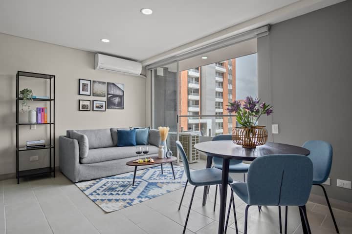 New Cozy Apt 5 Min To Jardin Plaza. 3 A/c - Pool - Cali