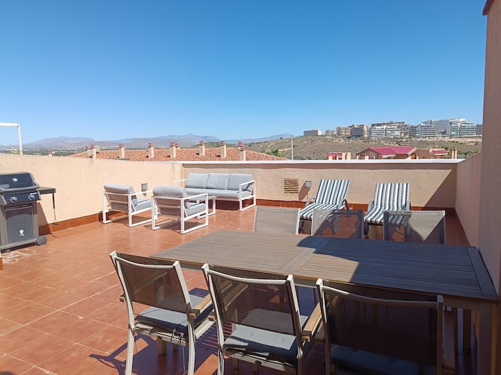 Preciosa Casa Con Terraza Y Piscina R126 Novadesta - Alicante Airport (ALC)