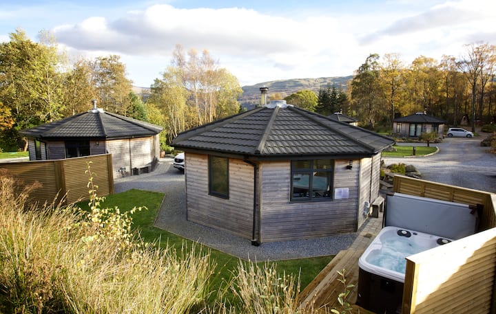 Cabin 1 Bedroom Hot Tub Pets - Loch Tay