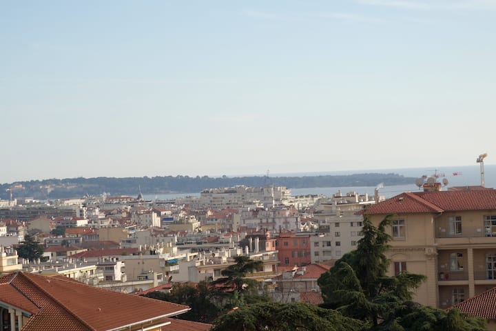 Studio Vue Mer Grande Terrasse - Le Cannet