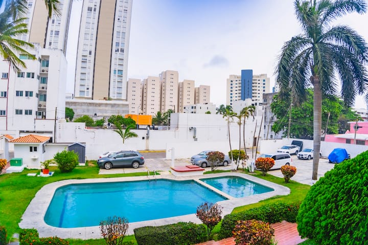 Lindo Depto A 1 Cuadra De La Playa, 5 Min De Plaza - 베라크루즈