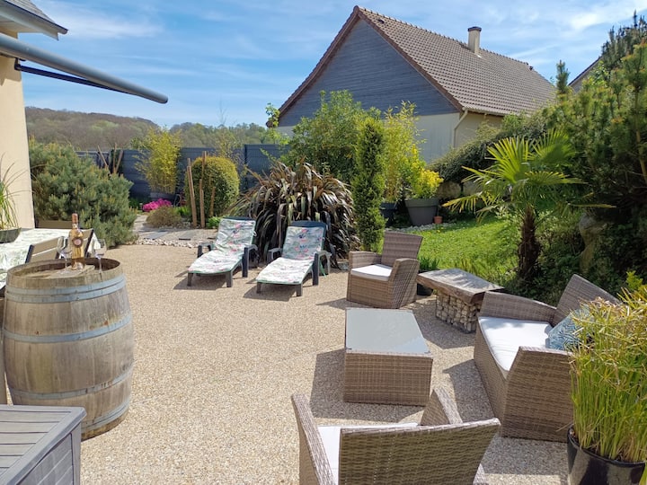 Maison Calme Avec Belle Terrasse - Fécamp