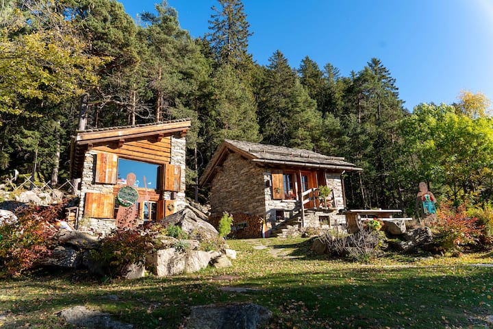 Chalet Con Camino Immerso Nella Natura - Chiavenna