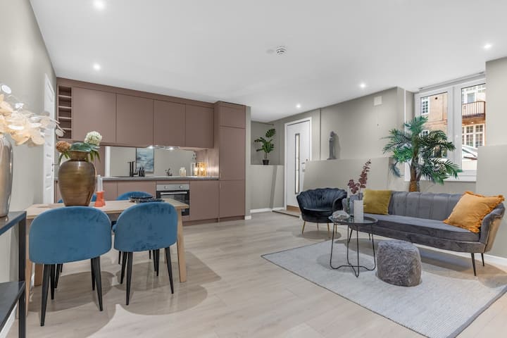 Modern Apt. In Luxury Area - Super Central -6 Pax - 奧斯陸