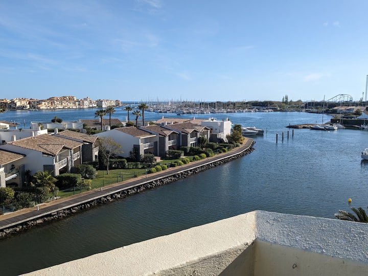 Grand Duplex,  Jusqu'a 8 Personnes, Vue Magnifique - Marseillan