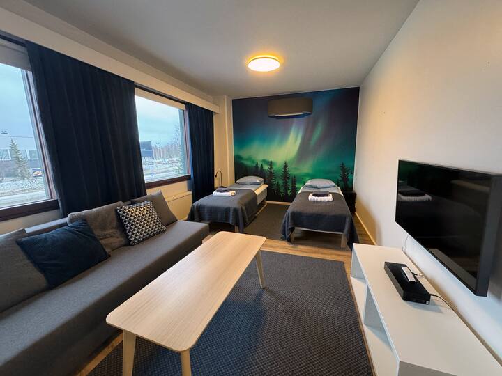 Aurora Suite - Comfortable 50m2 Ap In Ivalo Centre - Ivalo