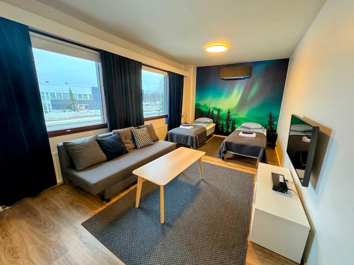 Aurora Suite - Comfortable 50m2 Ap In Ivalo Centre - Ivalo