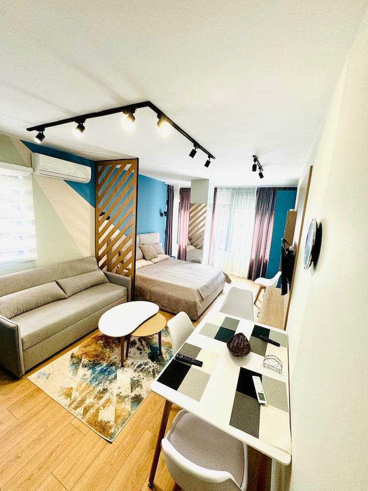 Blue Luxury Apartment | 50m From The Sea ! - Golem